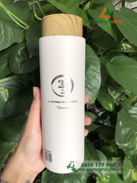 BÌNH GIỮ NHIỆT LOCKNLOCK 400ML LHC4227 – IN LOGO TU HỌC ONLINE