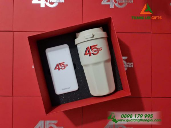 Combo Quà Tặng (Ly Giữ Nhiệt Lock&Lock & Bút Ký) - In Logo Doanh Nghiệp ...