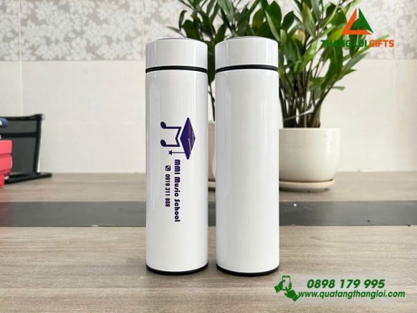 Bình Giữ Nhiệt Màu Trắng - In Logo MMI Music School: Trao Tặng Cảm Hứng ...